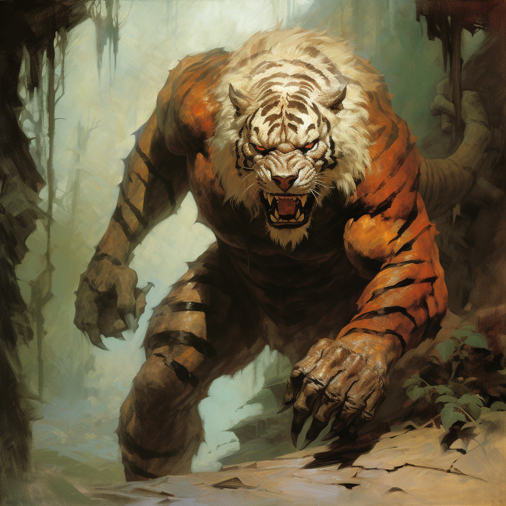 Weretiger, Hybrid Form | Squire 5